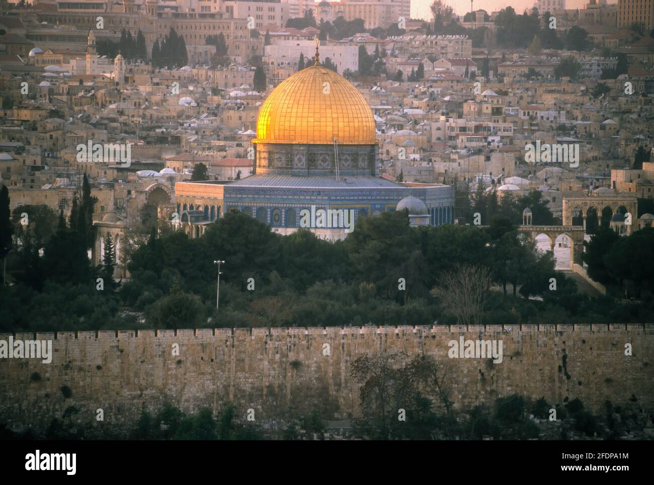 Temple Mount Jerusalem Sunset High Resolution Stock Photography and ...
