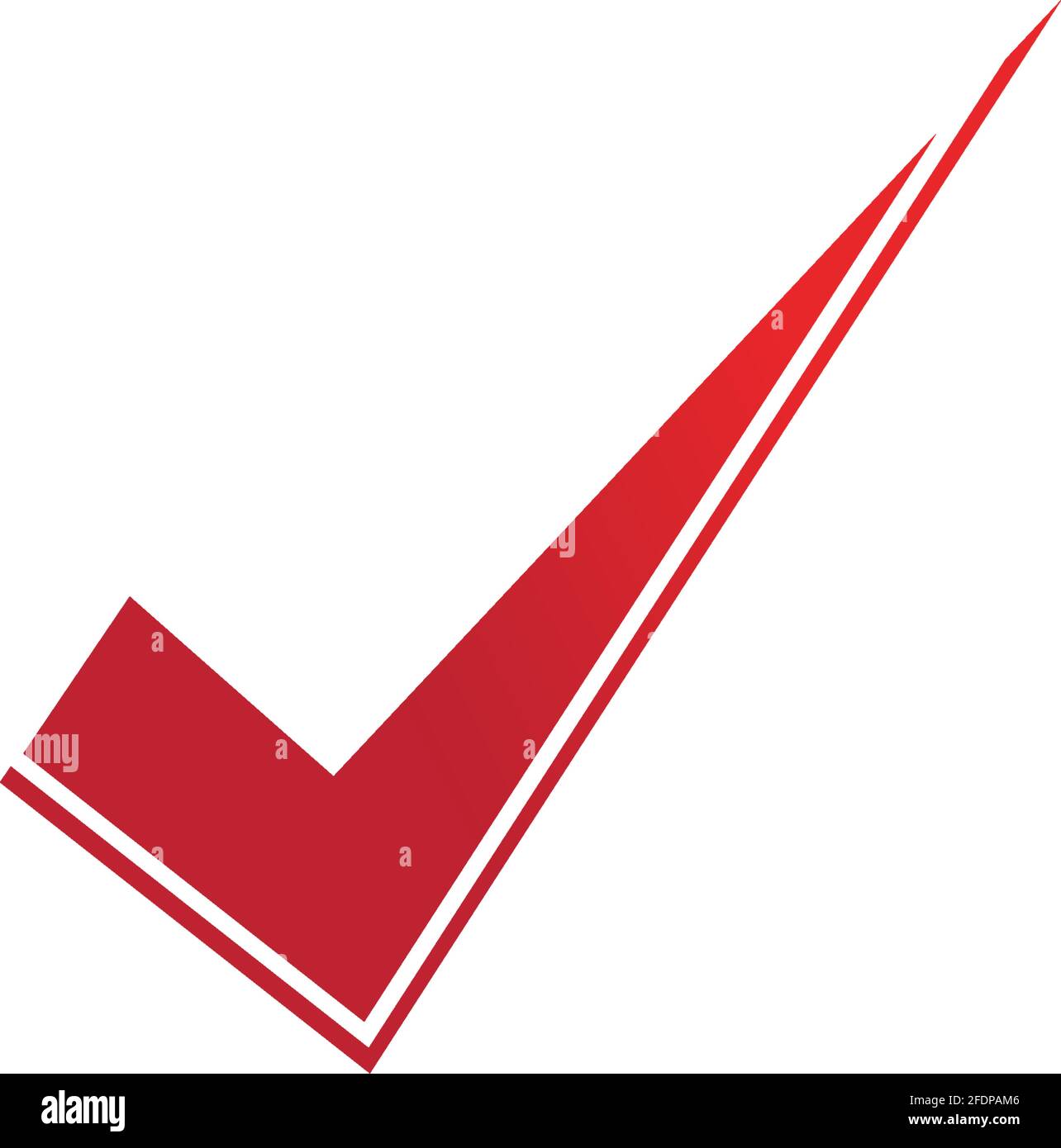 letter V check mark logo icon design template elements-vector Stock ...