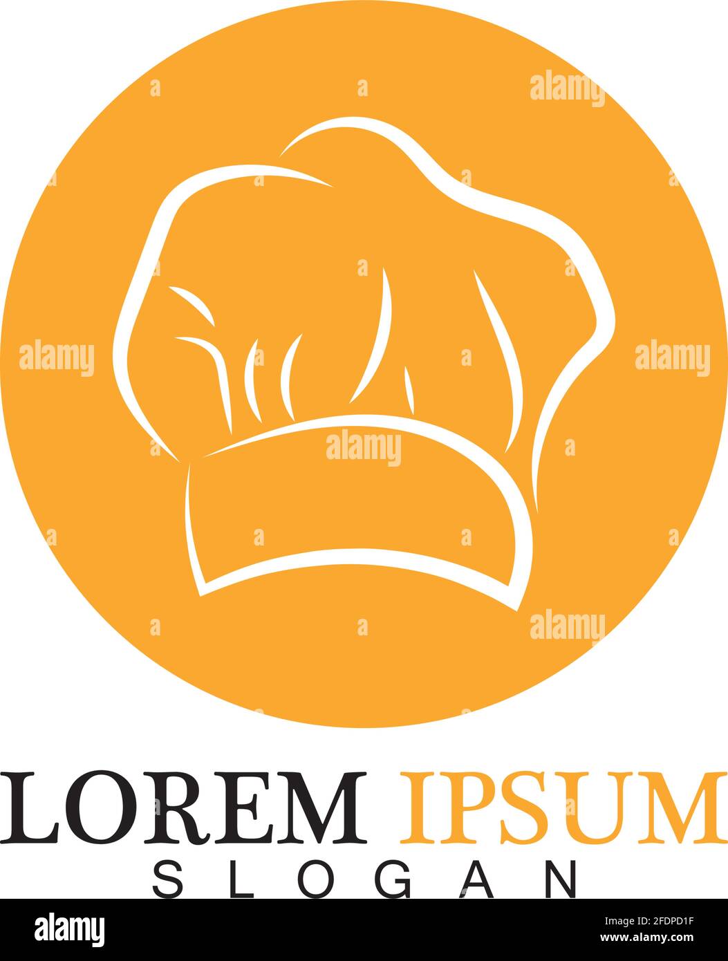 chef hat logo vector design template Stock Vector Image & Art - Alamy