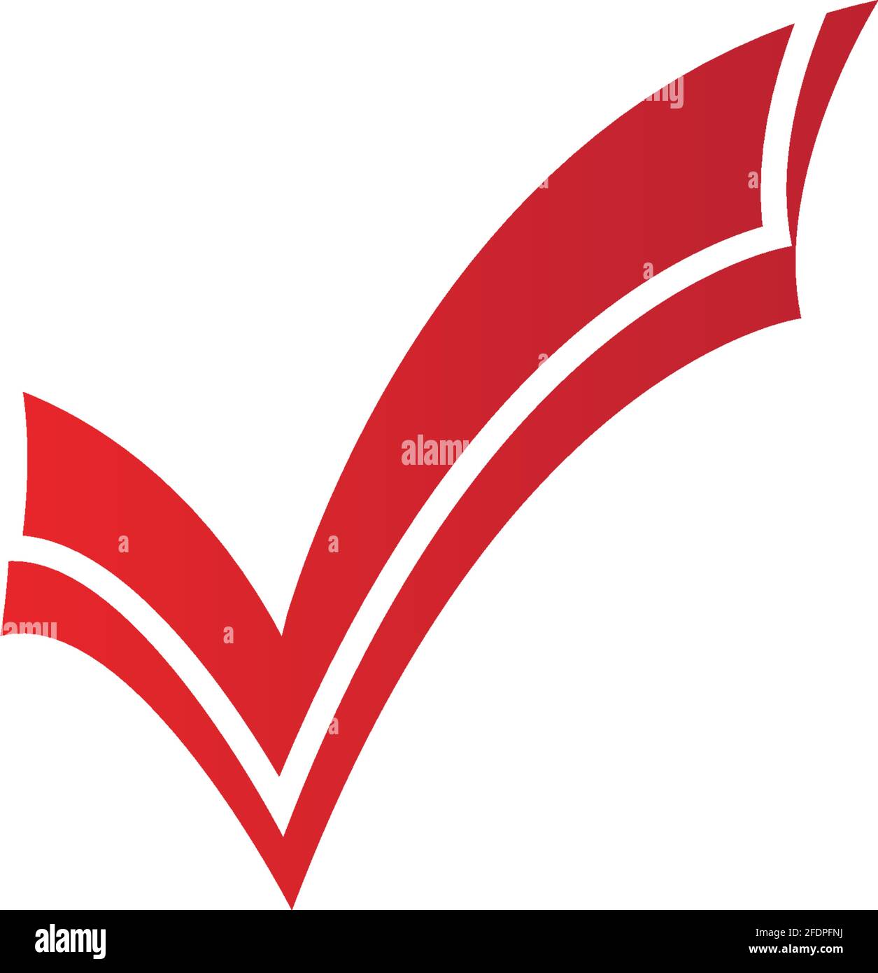 letter V check mark logo icon design template elements-vector Stock ...