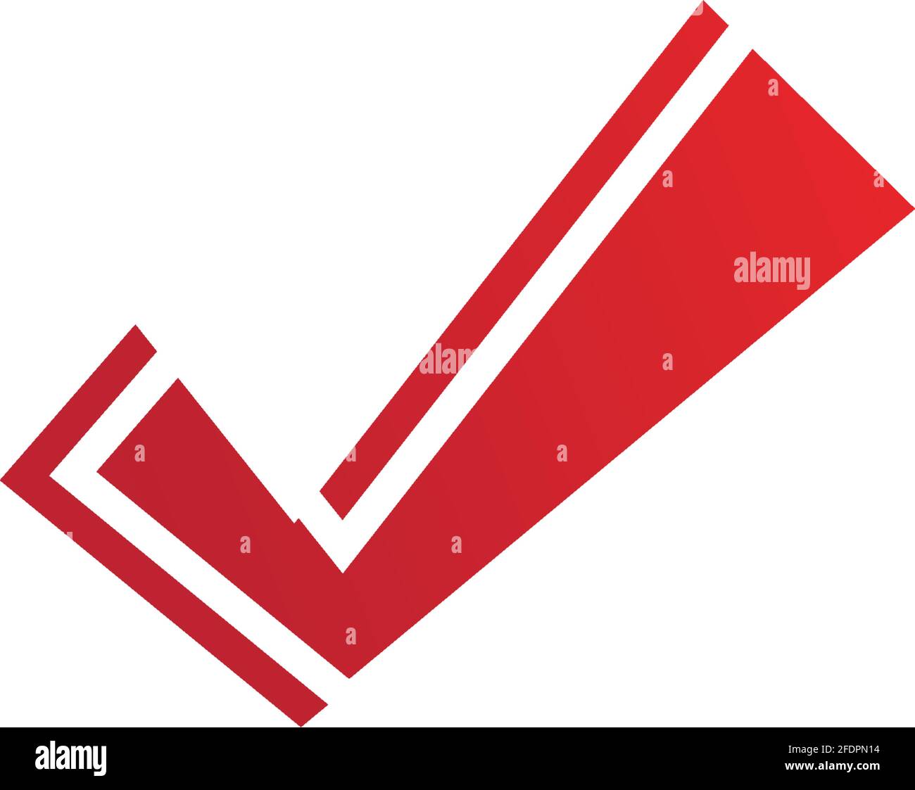 letter V check mark logo icon design template elements-vector Stock ...