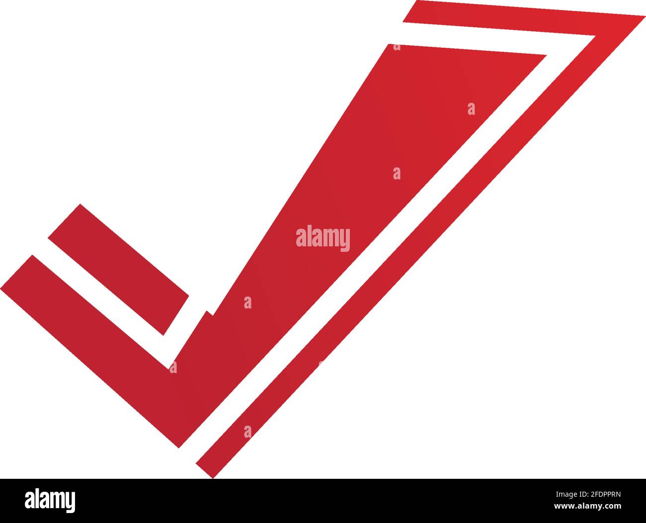 letter V check mark logo icon design template elements-vector Stock ...