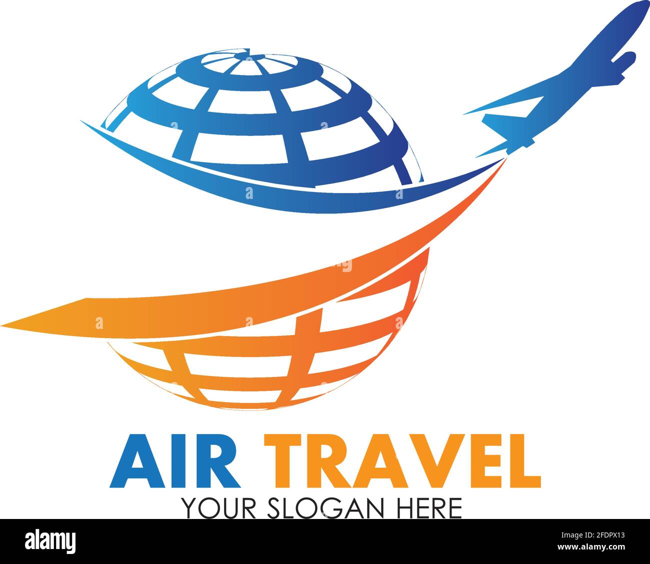 Air Travel logo vector icon design template-vector Stock Vector Image ...