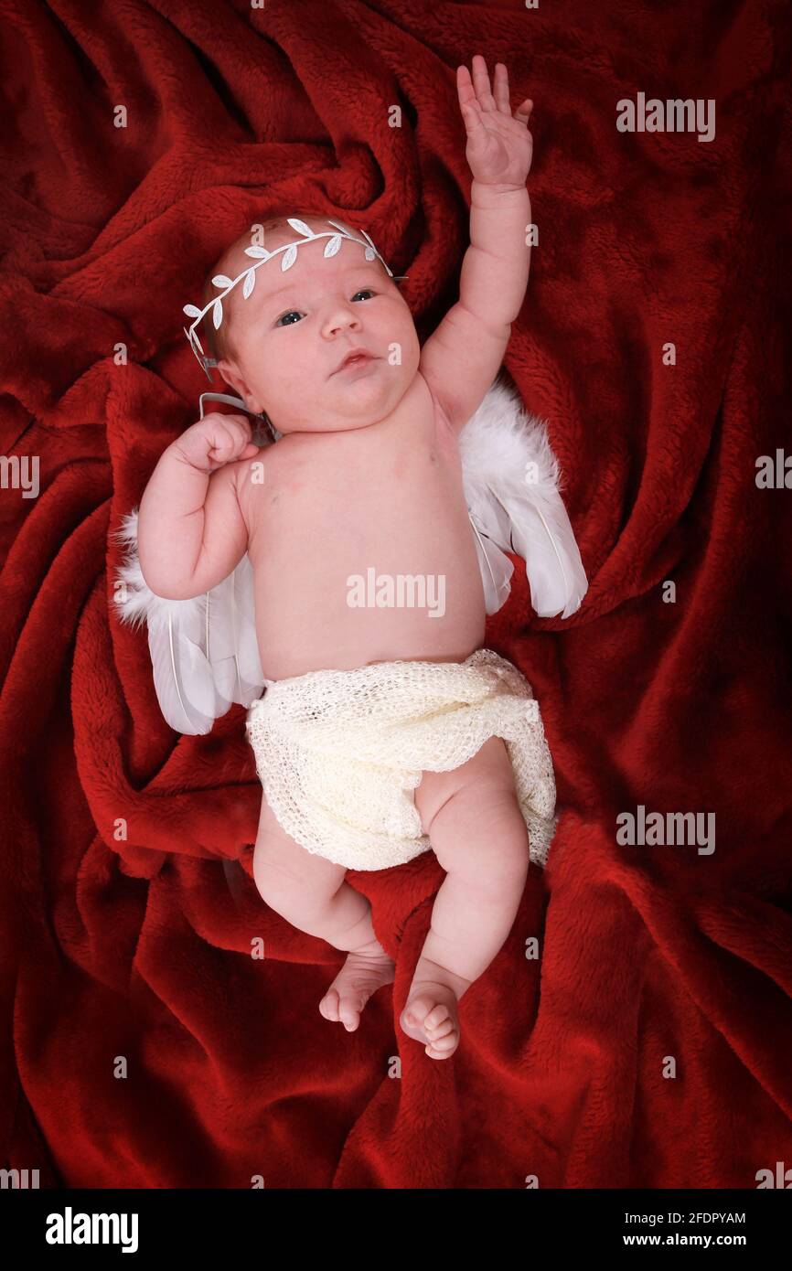 Tiny baby girl hi-res stock photography and images - Alamy
