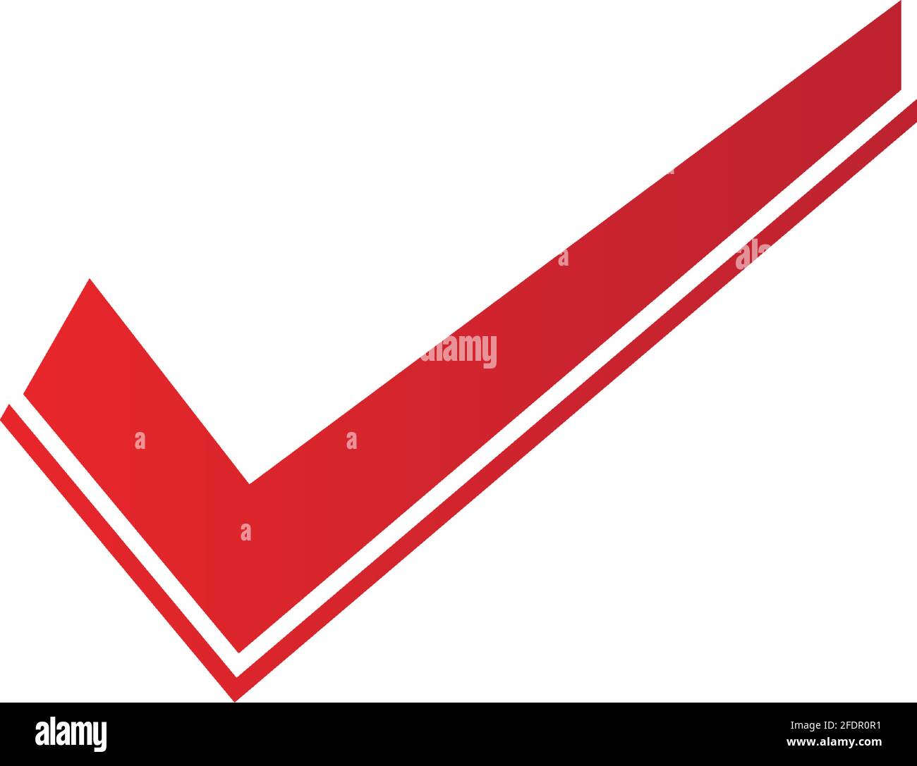letter V check mark logo icon design template elements-vector Stock ...