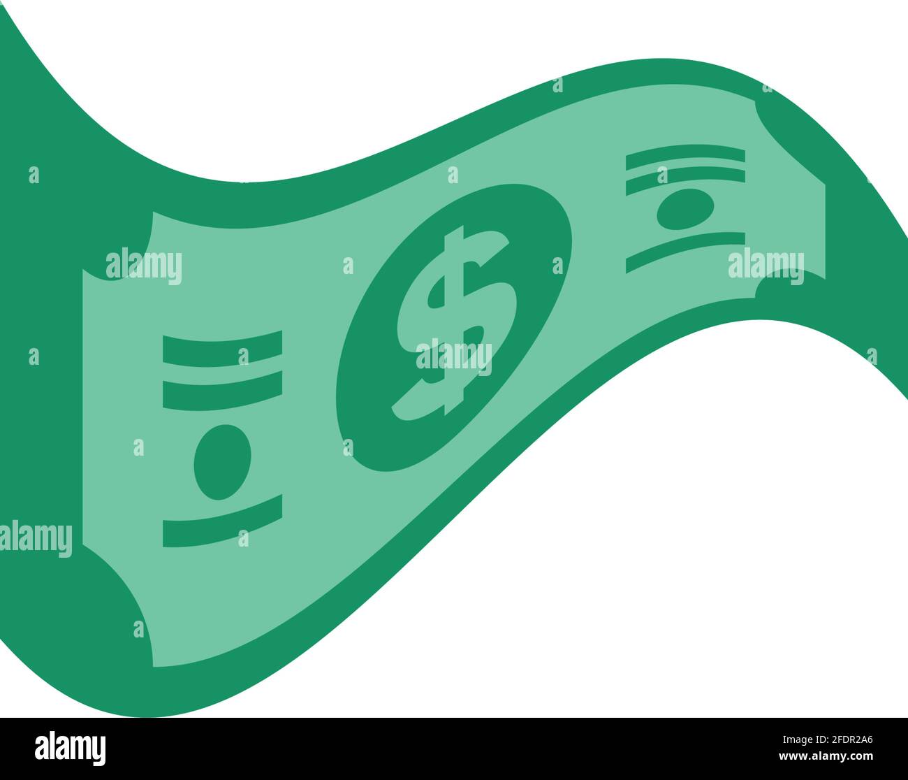 US Dollar stock paper bank notes icon sign business finance money ...