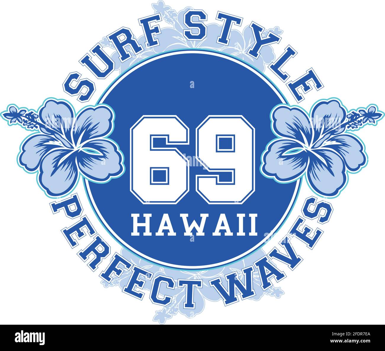 Hawaii surf style for the perfect wave Stock Vector Image & Art - Alamy