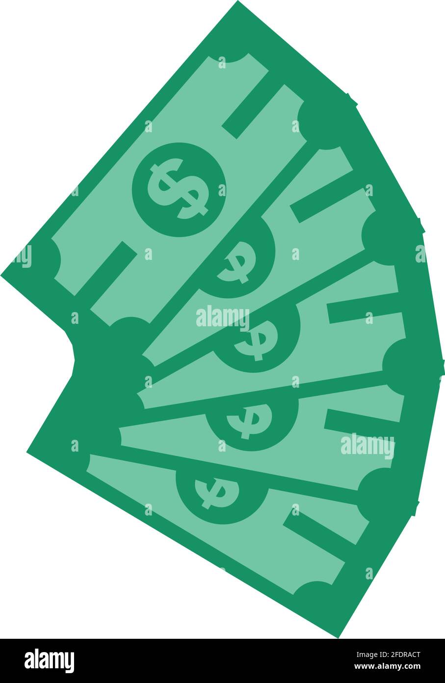 US Dollar stock paper bank notes icon sign business finance money ...