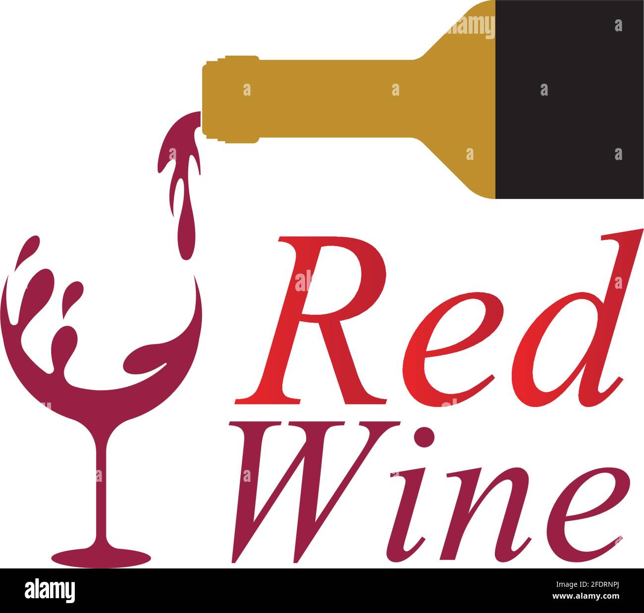 Wine logo design template.vector illustration of icon-vector Stock ...