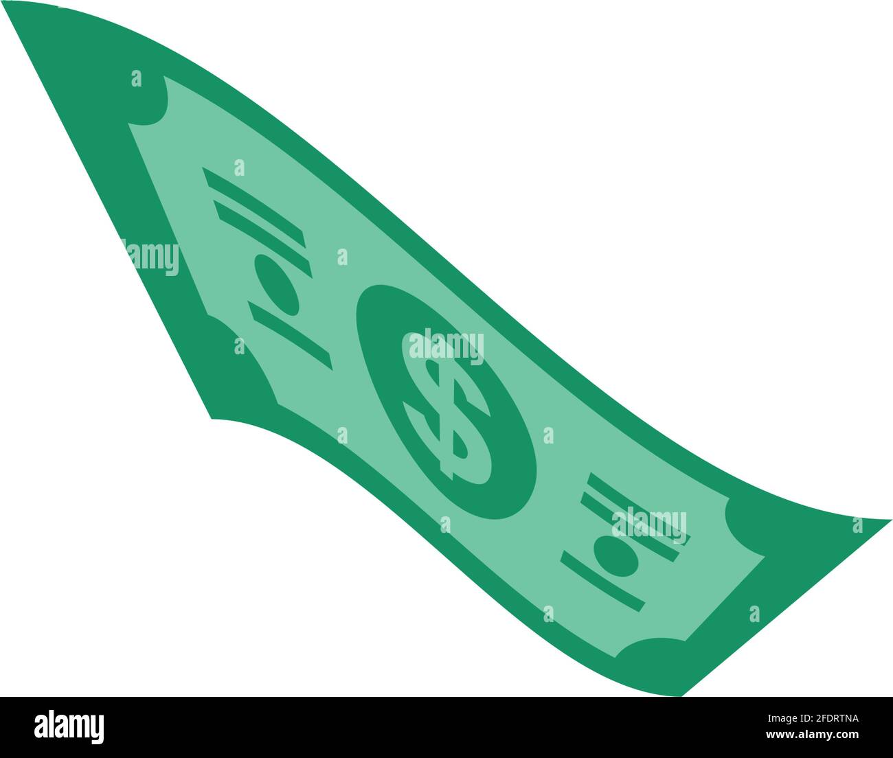 US Dollar stock paper bank notes icon sign business finance money ...