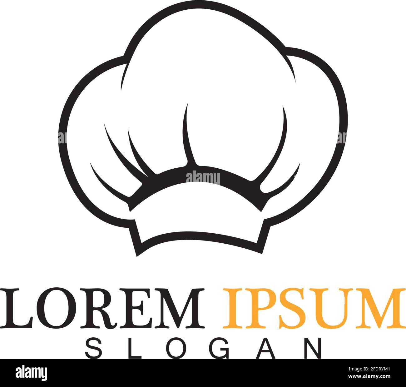 chef hat logo vector design template Stock Vector Image & Art - Alamy