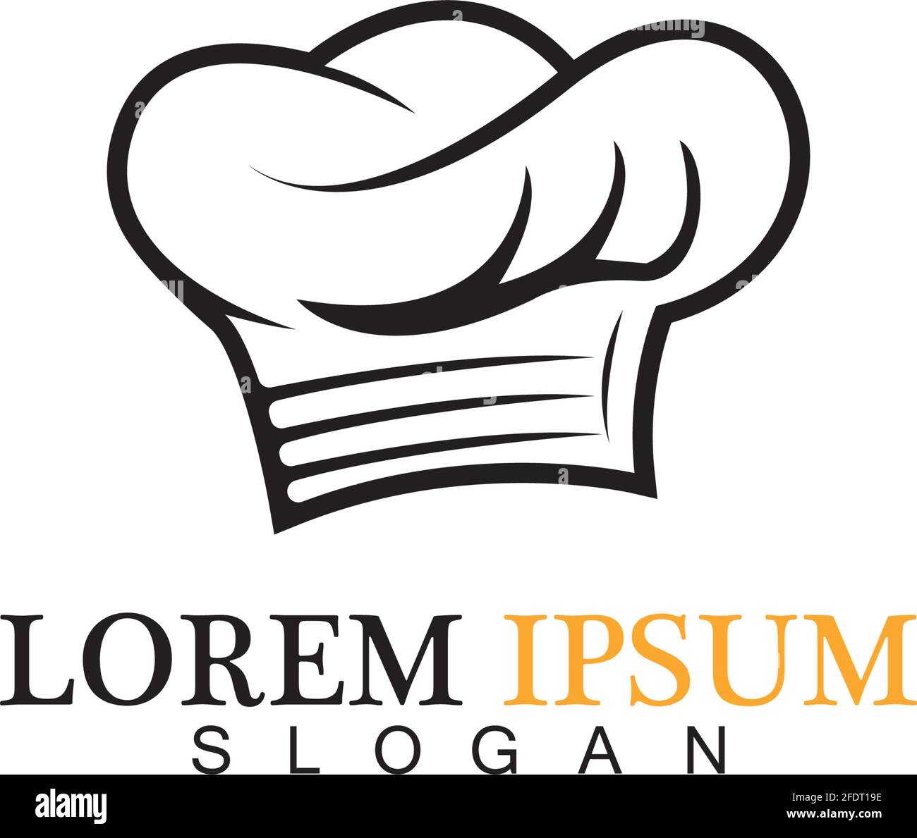 chef hat logo vector design template Stock Vector Image & Art - Alamy