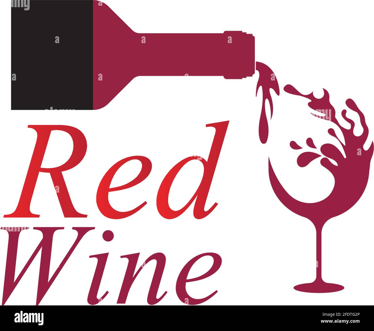 Wine logo design template.vector illustration of icon-vector Stock ...
