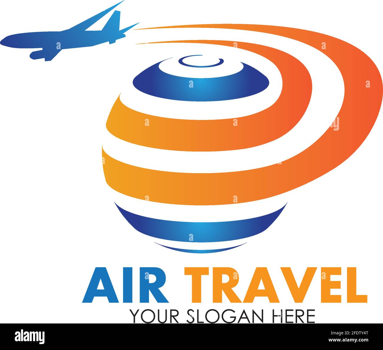 Air Travel logo vector icon design template-vector Stock Vector Image ...