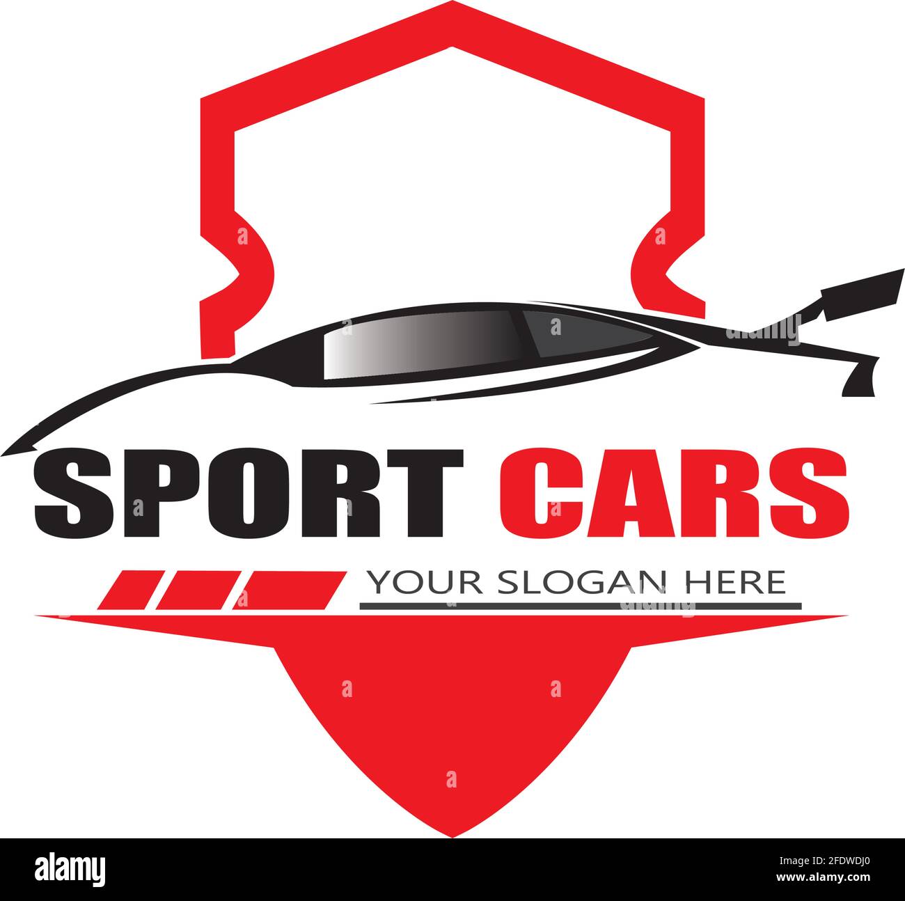 sport car logo template design vector - Vector Stock Vector Image & Art ...