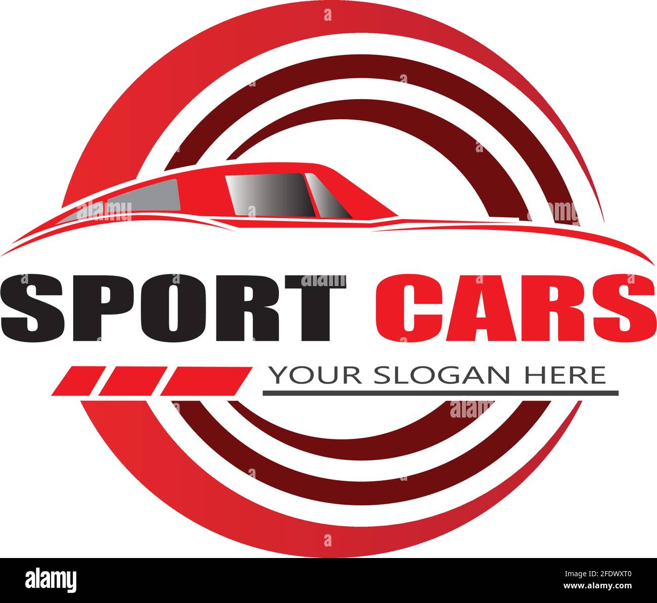 sport car logo template design vector - Vector Stock Vector Image & Art ...