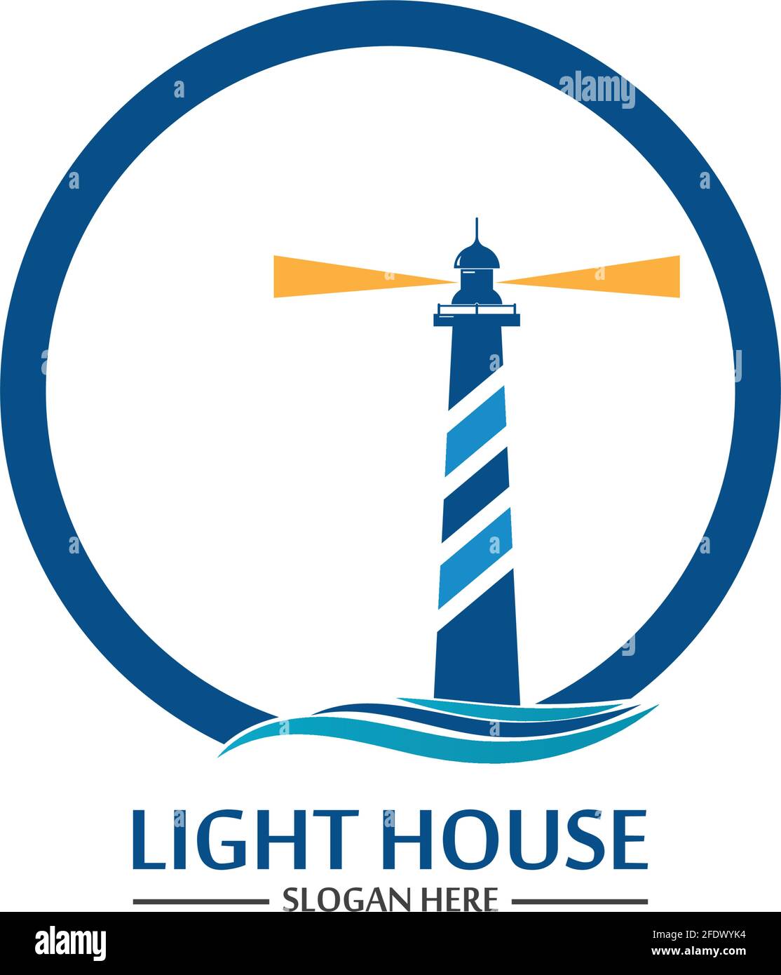 Lighthouse logo icon vector template Stock Vector Image & Art - Alamy
