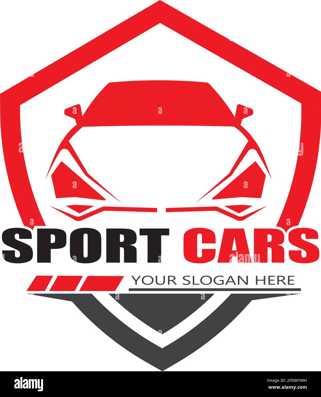 sport car logo template design vector - Vector Stock Vector Image & Art ...