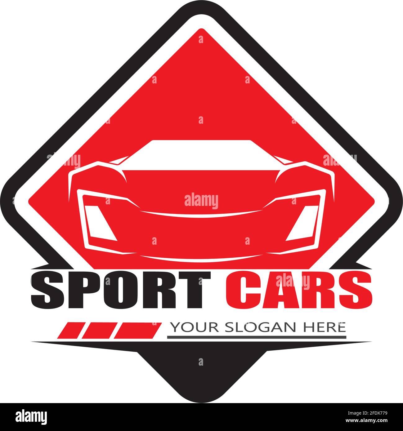 sport car logo template design vector - Vector Stock Vector Image & Art ...