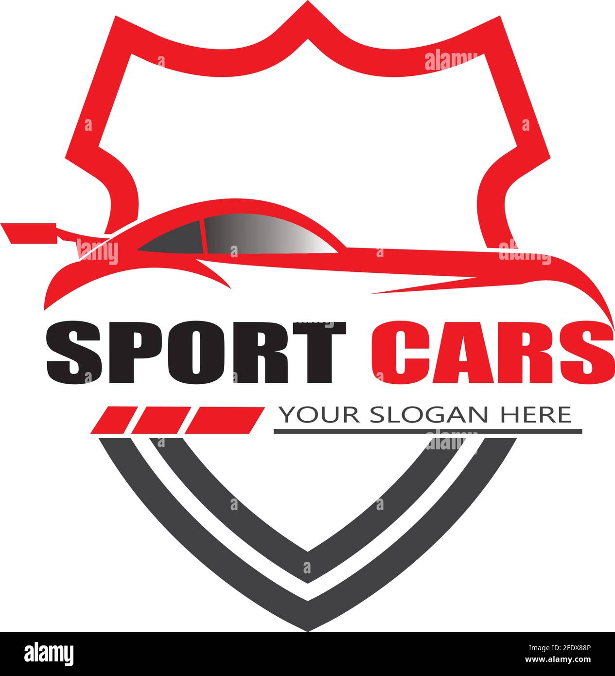sport car logo template design vector - Vector Stock Vector Image & Art ...