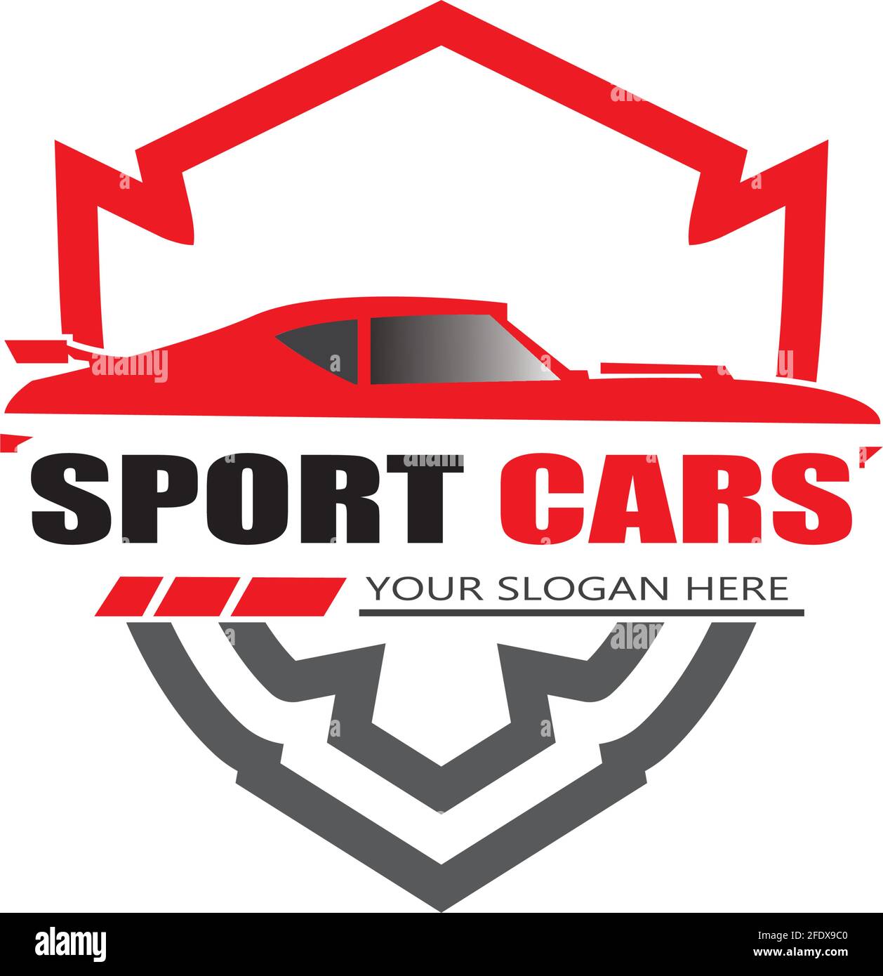 sport car logo template design vector - Vector Stock Vector Image & Art ...