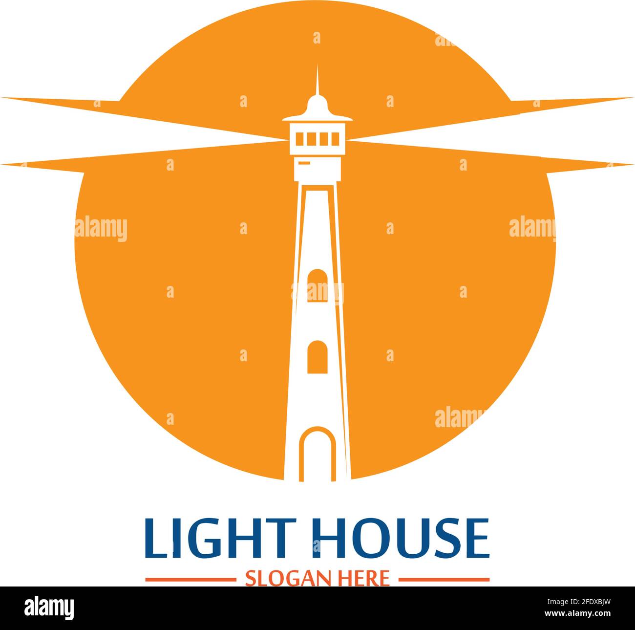 Lighthouse logo icon vector template Stock Vector Image & Art - Alamy