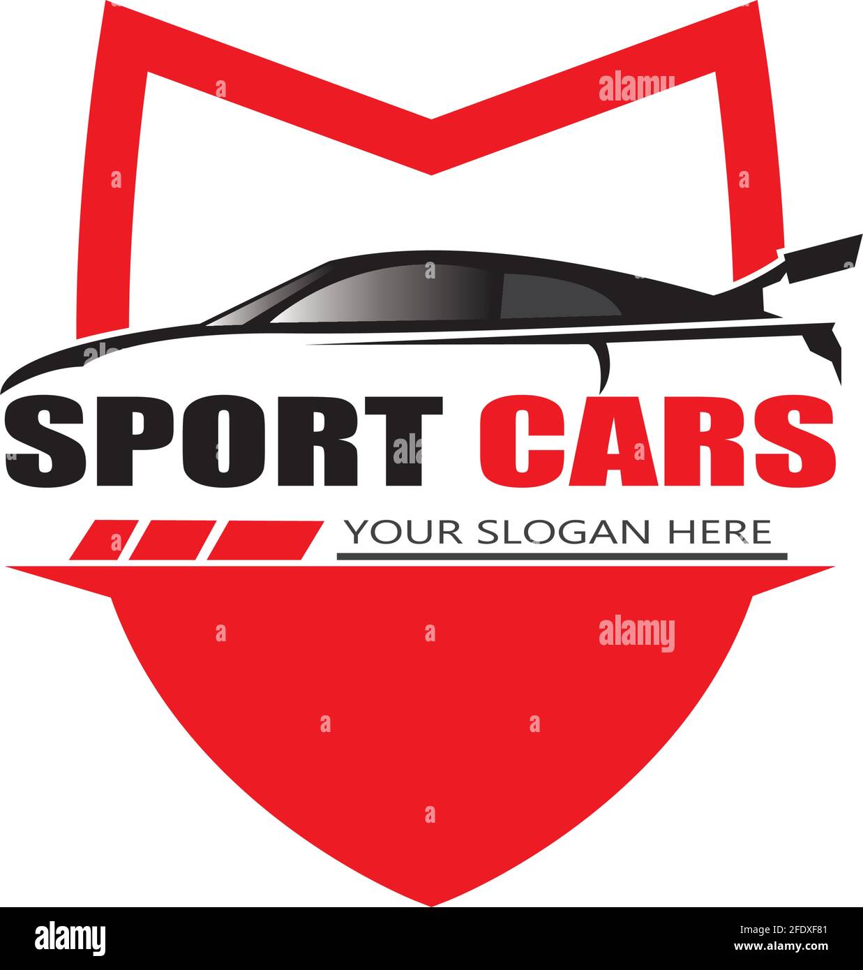 sport car logo template design vector - Vector Stock Vector Image & Art ...