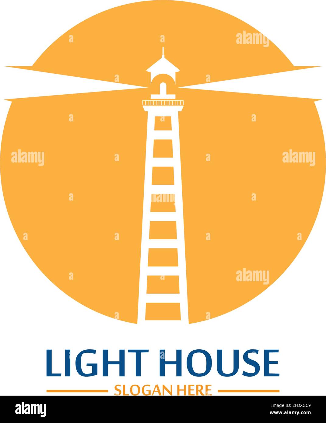 Lighthouse logo icon vector template Stock Vector Image & Art - Alamy