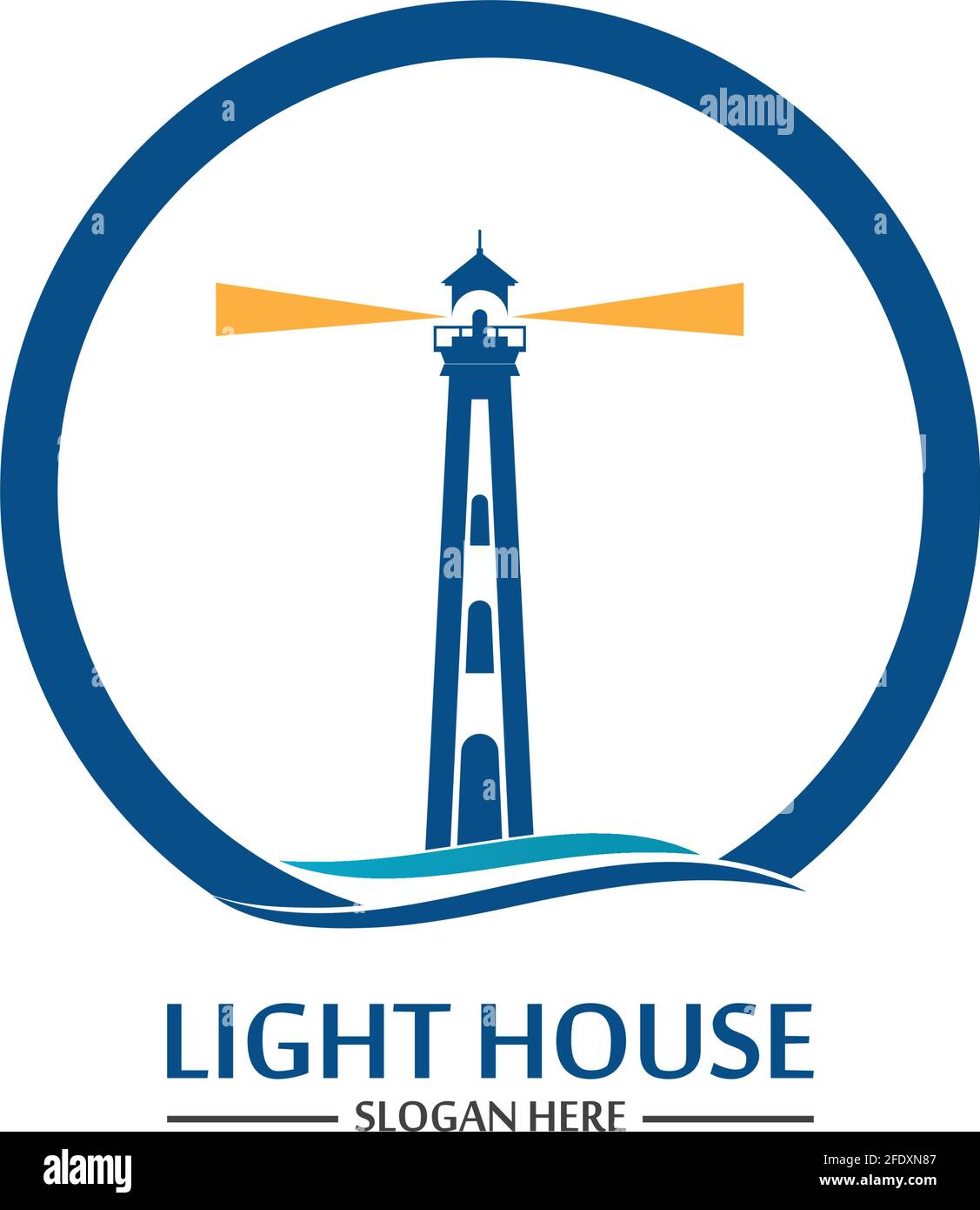 Lighthouse logo icon vector template Stock Vector Image & Art - Alamy
