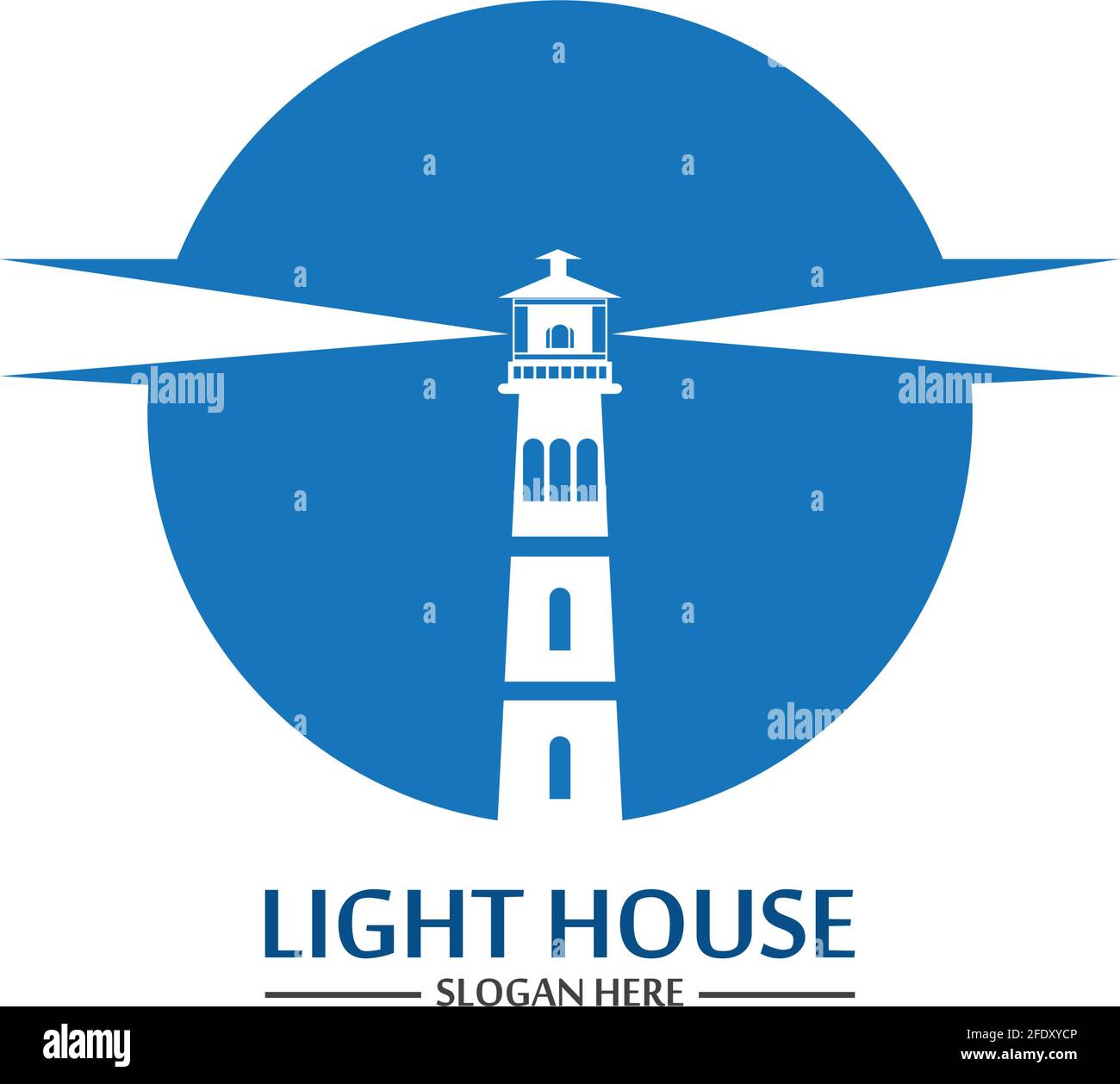 Lighthouse logo icon vector template Stock Vector Image & Art - Alamy