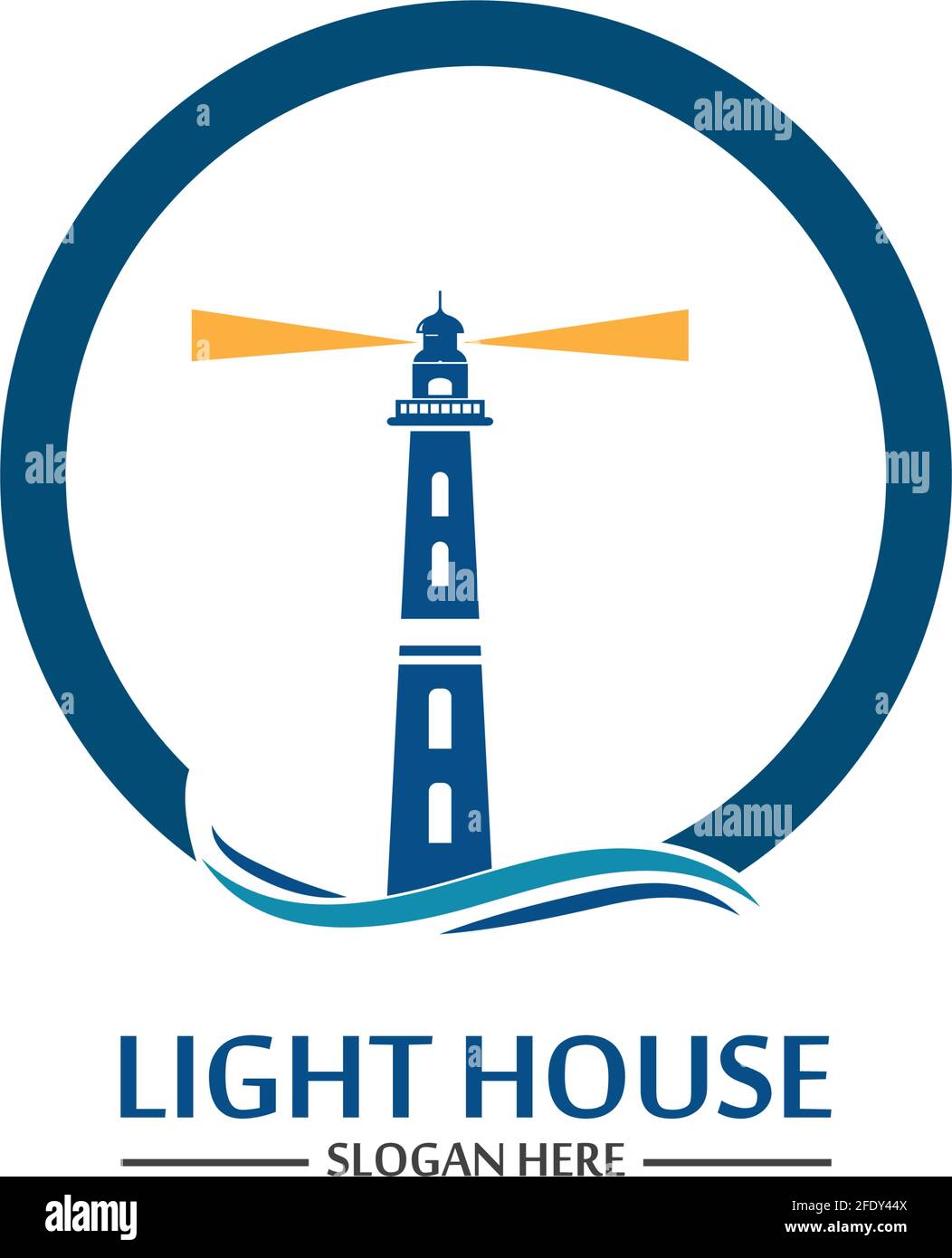 Lighthouse logo icon vector template Stock Vector Image & Art - Alamy