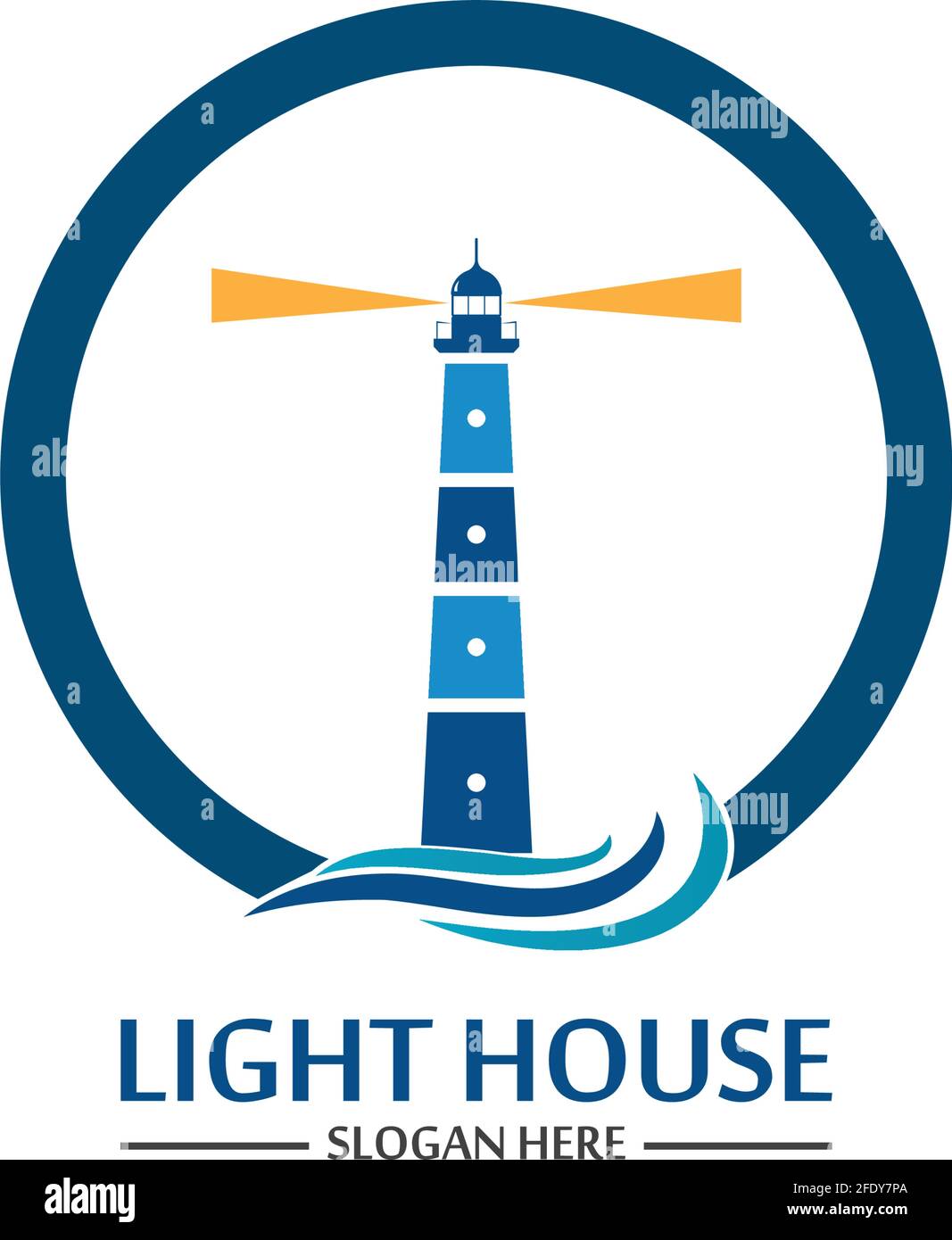 Lighthouse logo icon vector template Stock Vector Image & Art - Alamy
