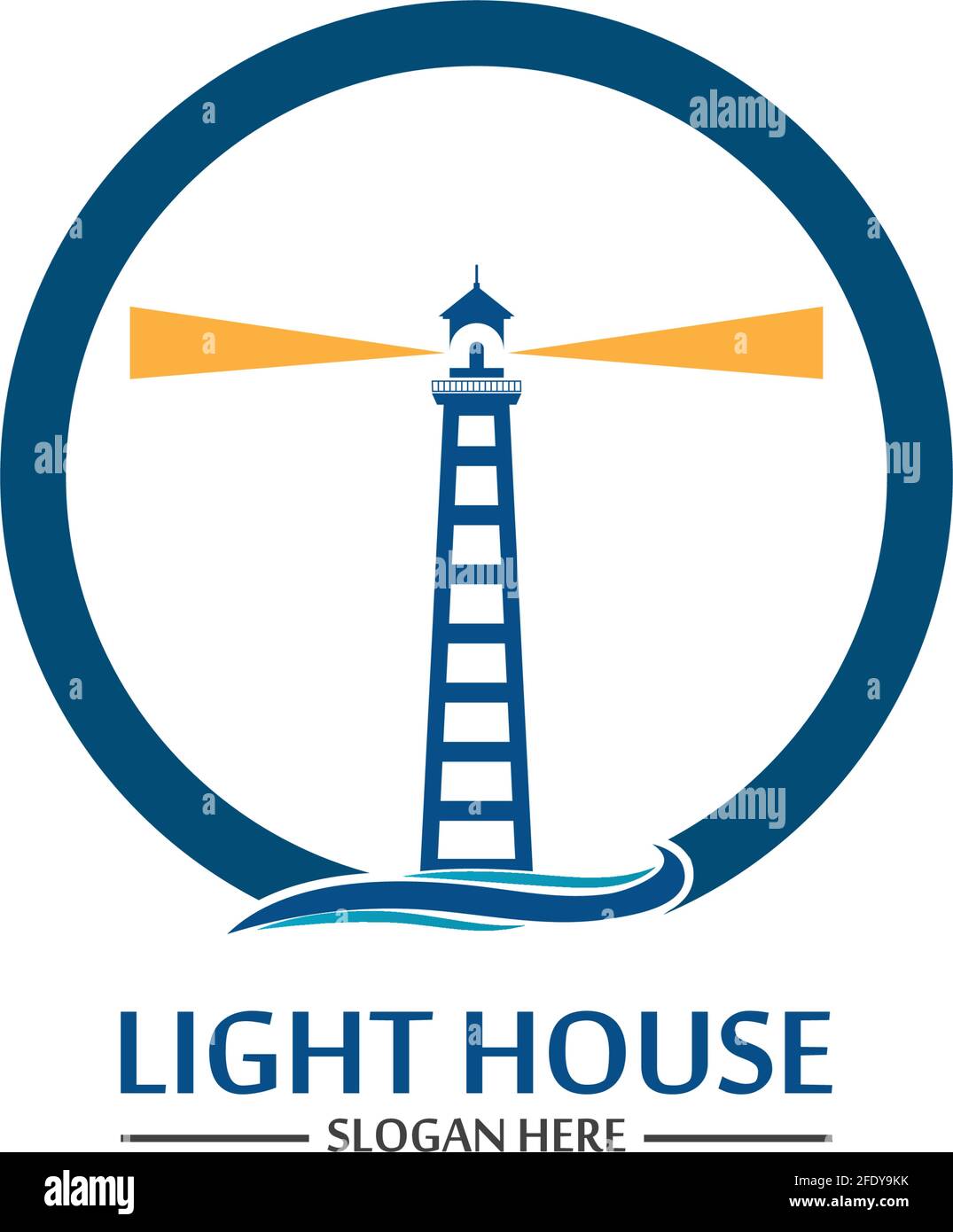 Lighthouse logo icon vector template Stock Vector Image & Art - Alamy