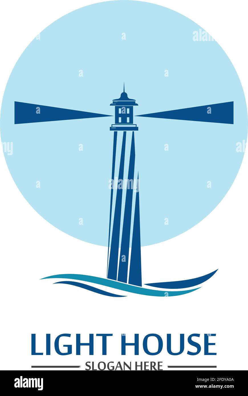 Lighthouse logo icon vector template Stock Vector Image & Art - Alamy
