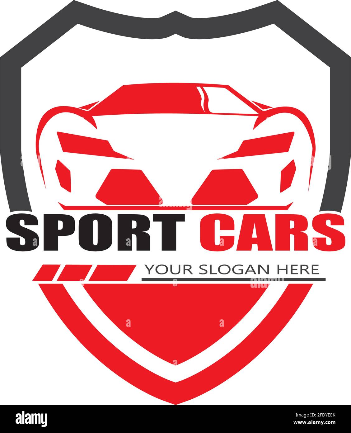 sport car logo template design vector - Vector Stock Vector Image & Art ...