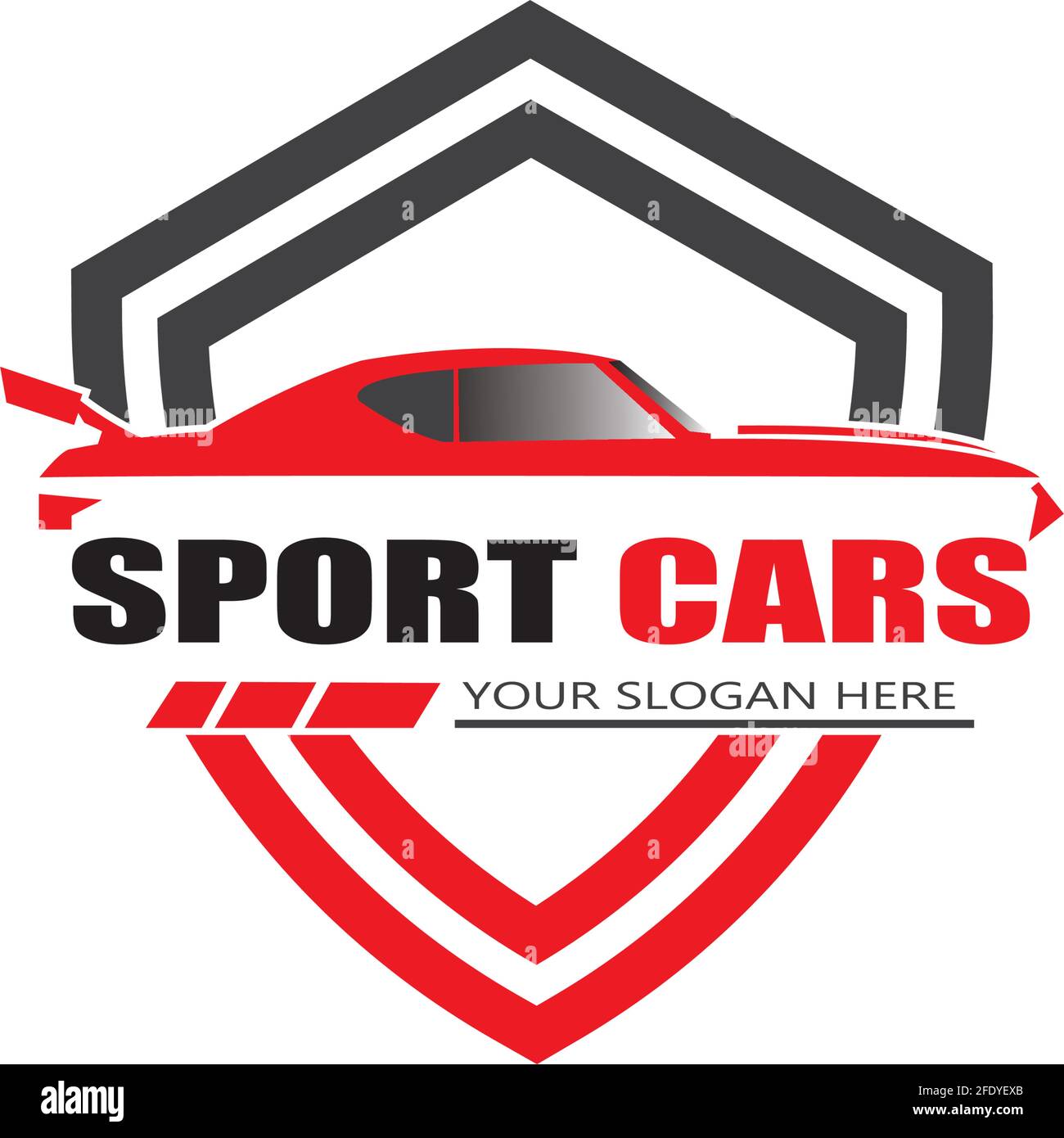 sport car logo template design vector - Vector Stock Vector Image & Art ...