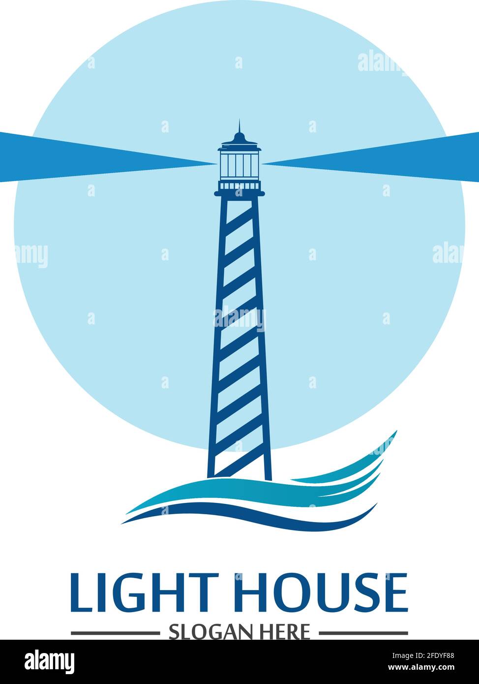 Lighthouse logo icon vector template Stock Vector Image & Art - Alamy