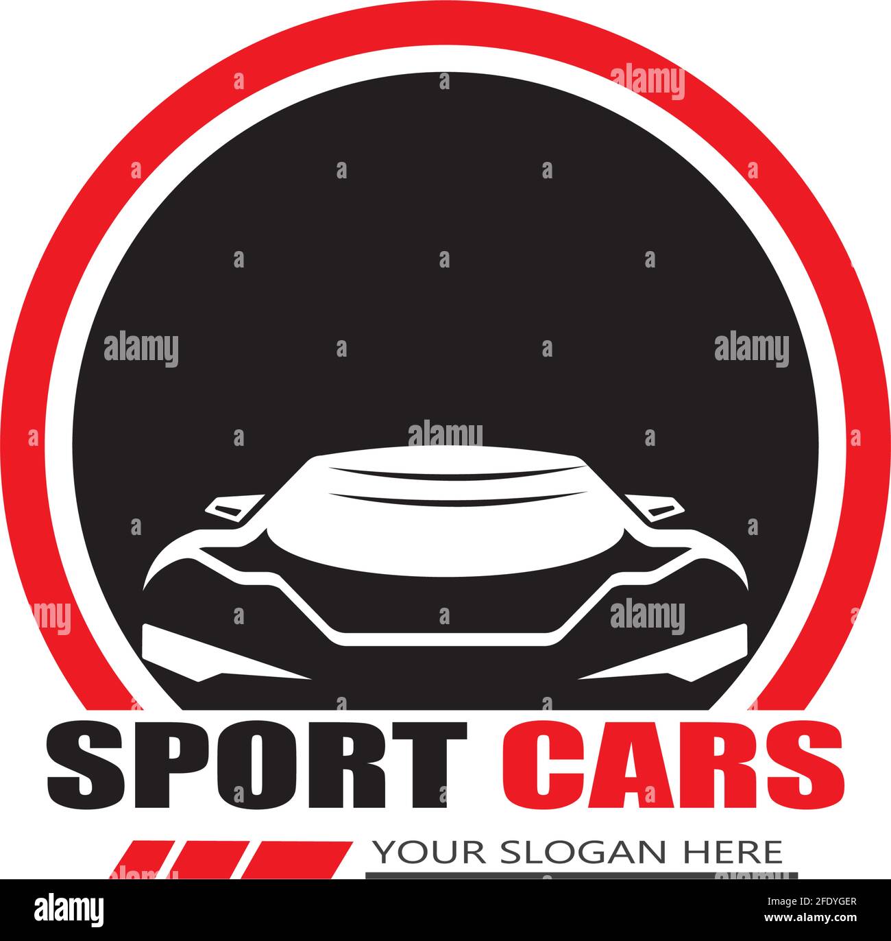 sport car logo template design vector - Vector Stock Vector Image & Art ...