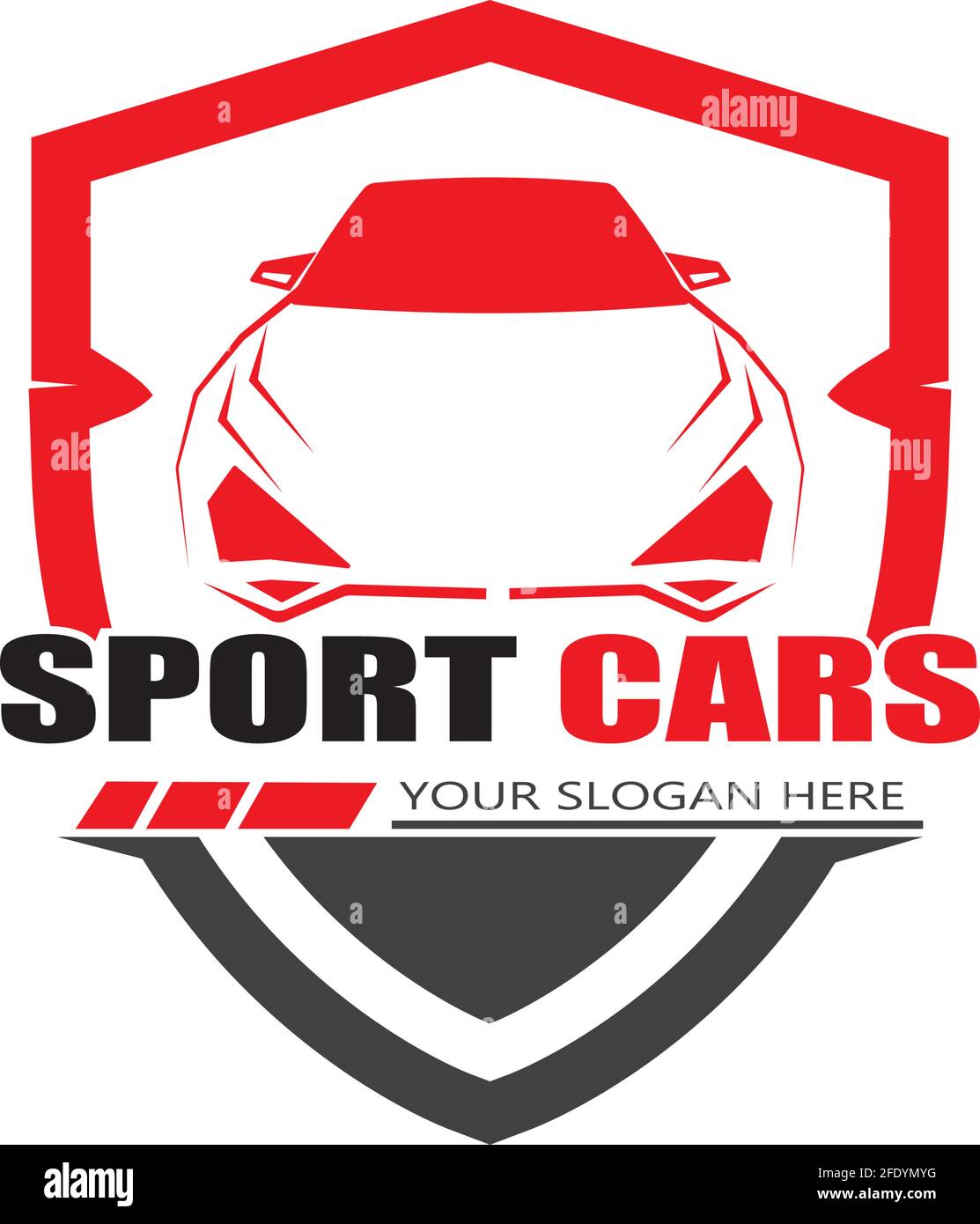 sport car logo template design vector - Vector Stock Vector Image & Art ...