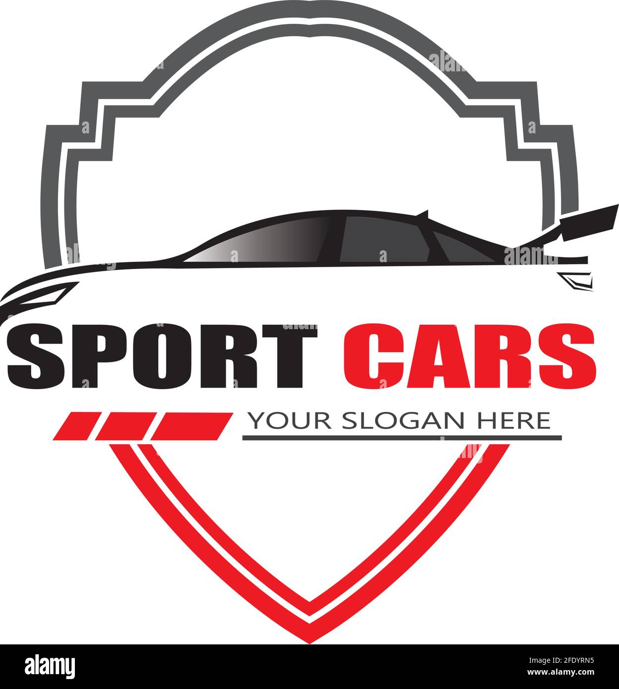 sport car logo template design vector - Vector Stock Vector Image & Art ...