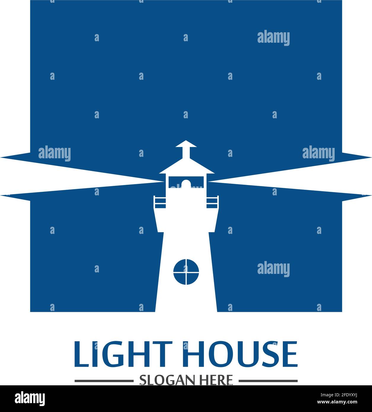 Lighthouse logo icon vector template Stock Vector Image & Art - Alamy