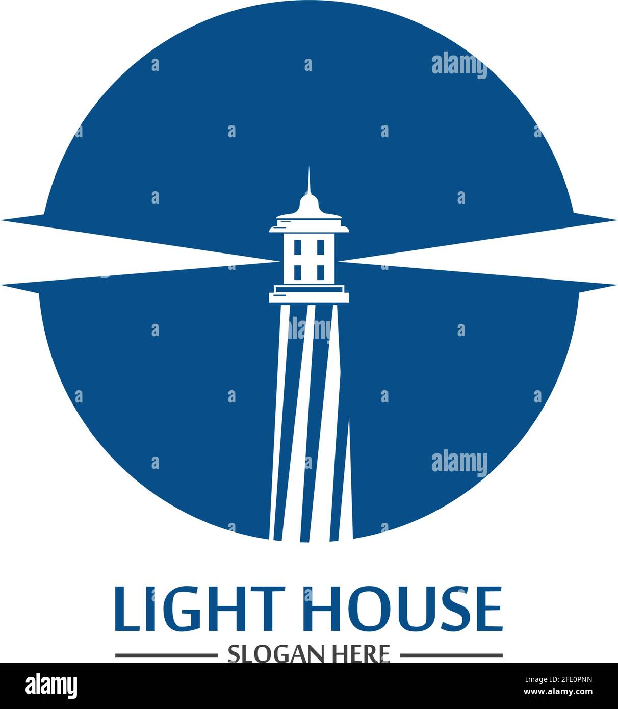 Lighthouse logo icon vector template Stock Vector Image & Art - Alamy