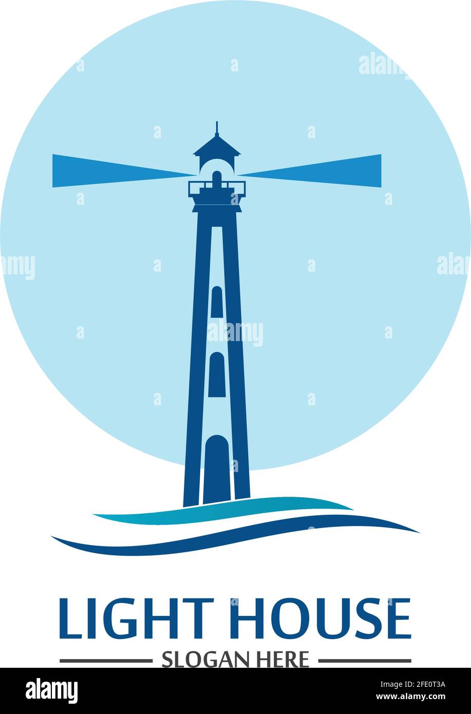 Lighthouse logo icon vector template Stock Vector Image & Art - Alamy