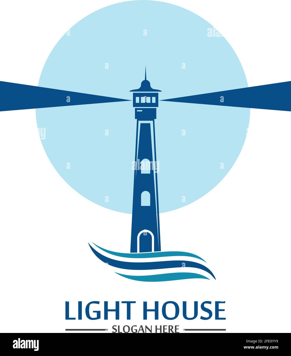 Lighthouse logo icon vector template Stock Vector Image & Art - Alamy