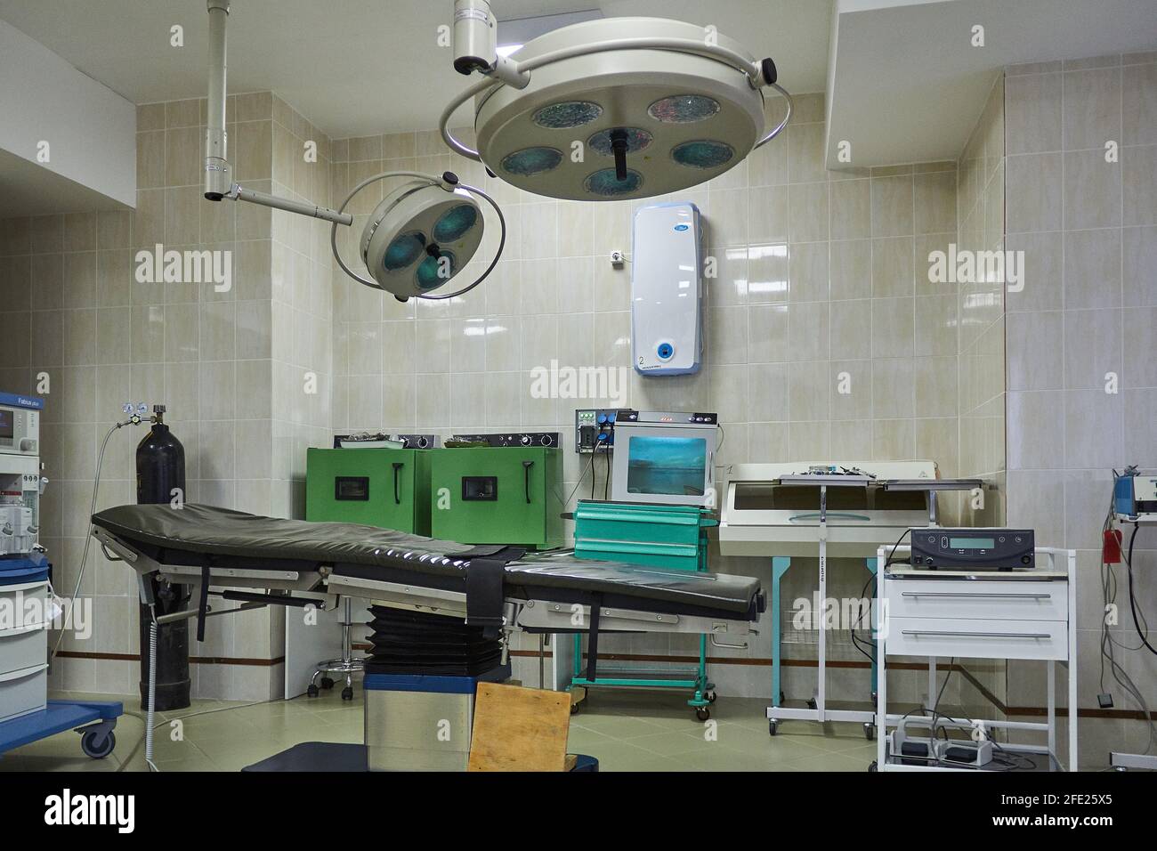 Novgorod, Russia, Aleksandr Kirillov - 01182019: Operating room in a ...