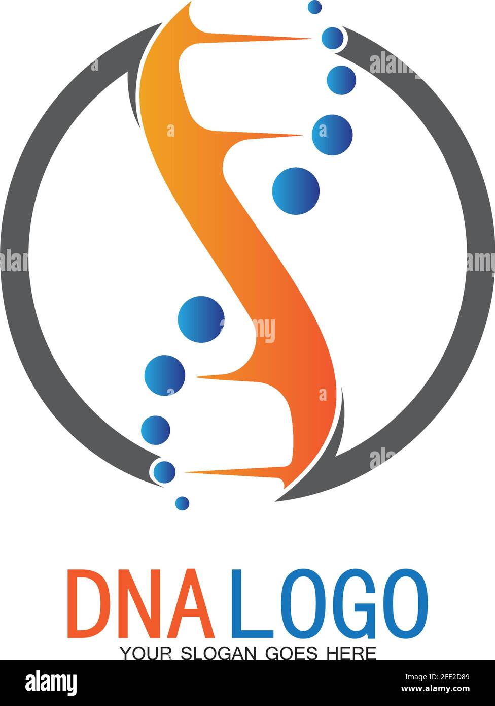 DNA vector logo design template.modern medical logotype.laboratory ...