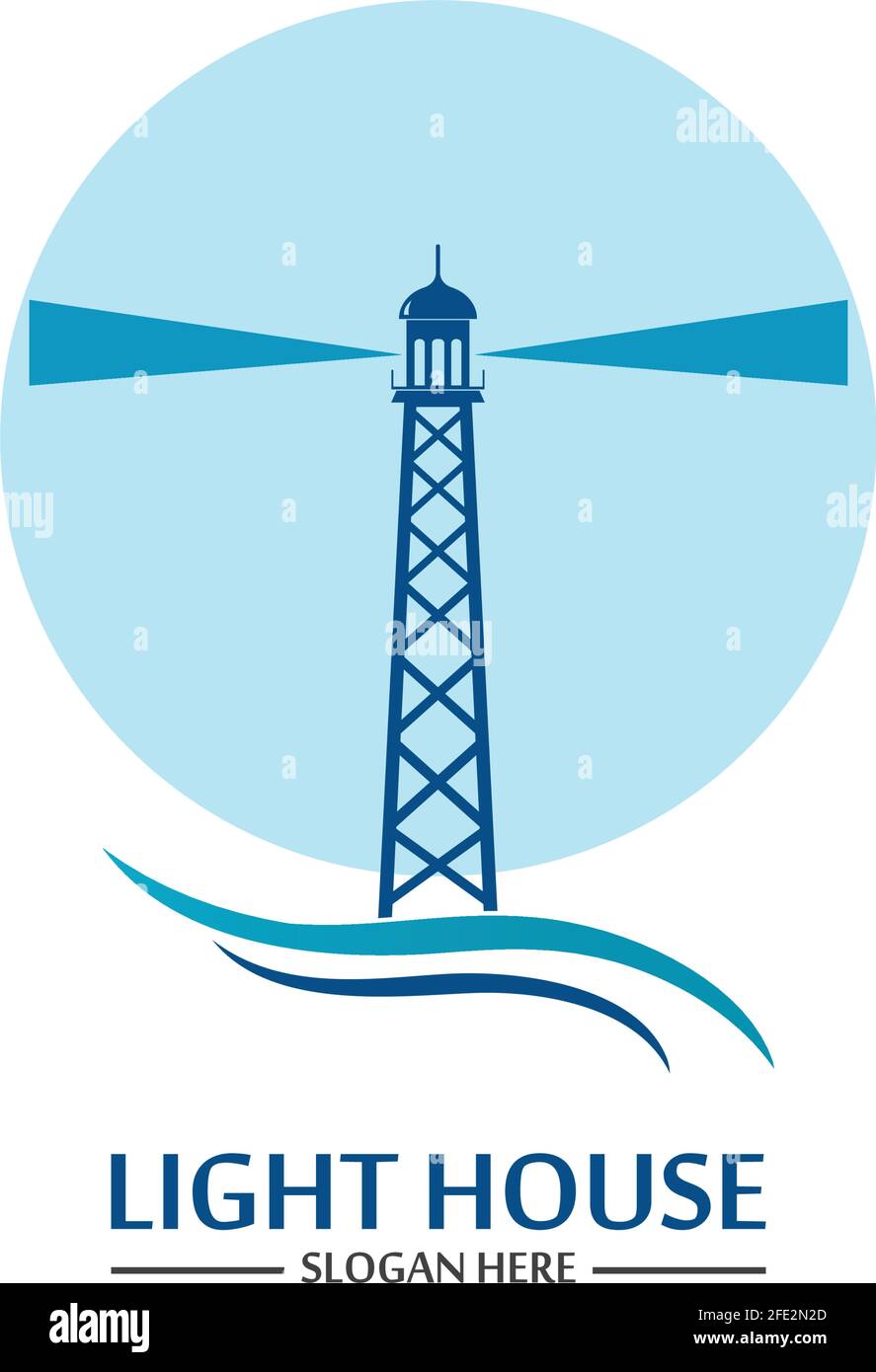 Lighthouse logo icon vector template Stock Vector Image & Art - Alamy