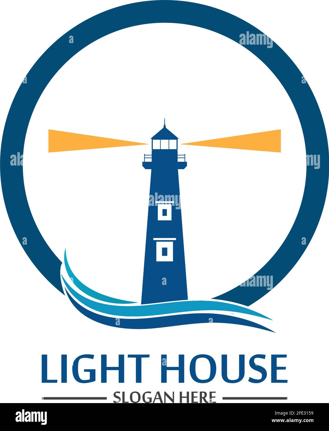 Lighthouse logo icon vector template Stock Vector Image & Art - Alamy