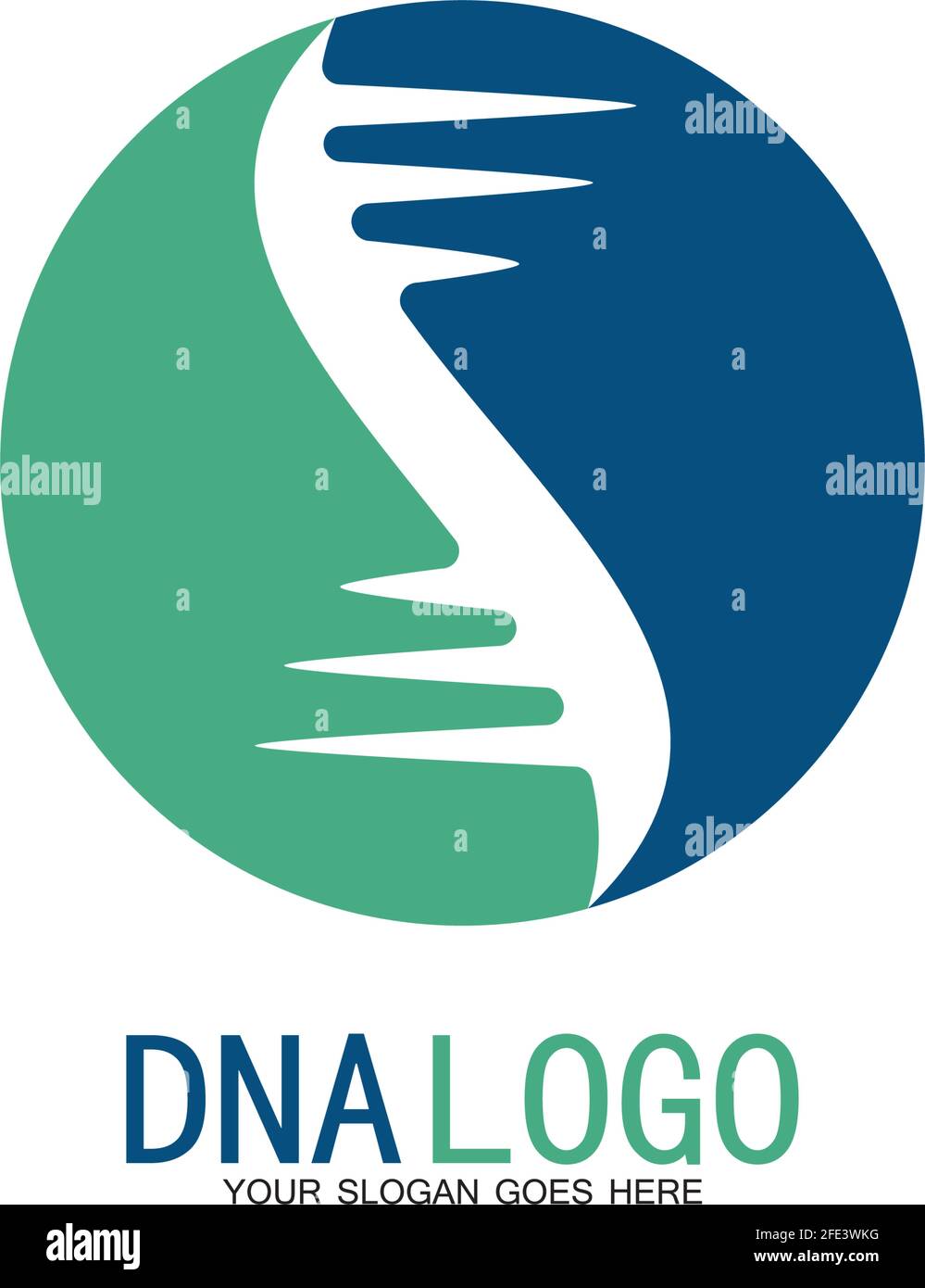 DNA vector logo design template.modern medical logotype.laboratory ...