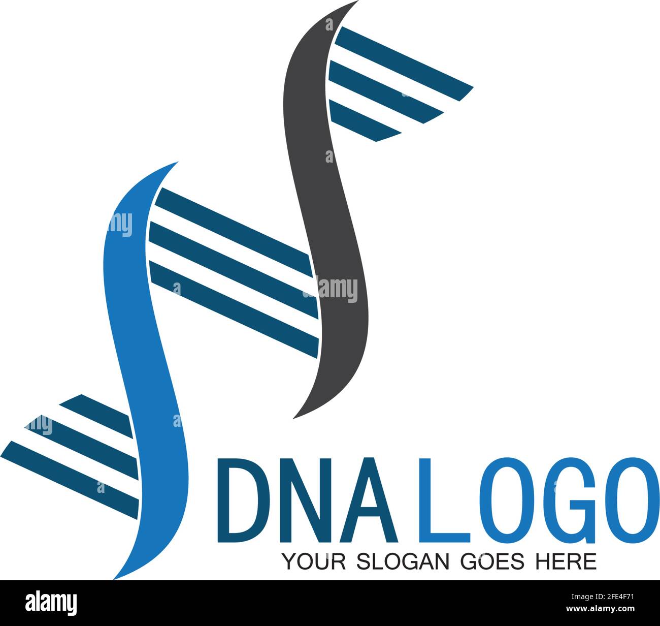 DNA vector logo design template.modern medical logotype.laboratory ...